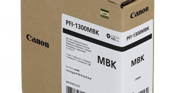 Canon PFI-1300 Matte Black Pigment Ink Tank (330mL)